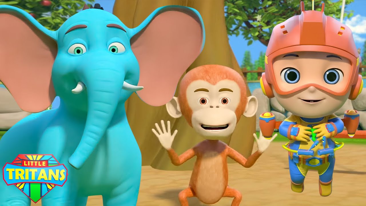 Canzone dello Zoo + Di Piu Animato Rime Per Bambini - YouTube