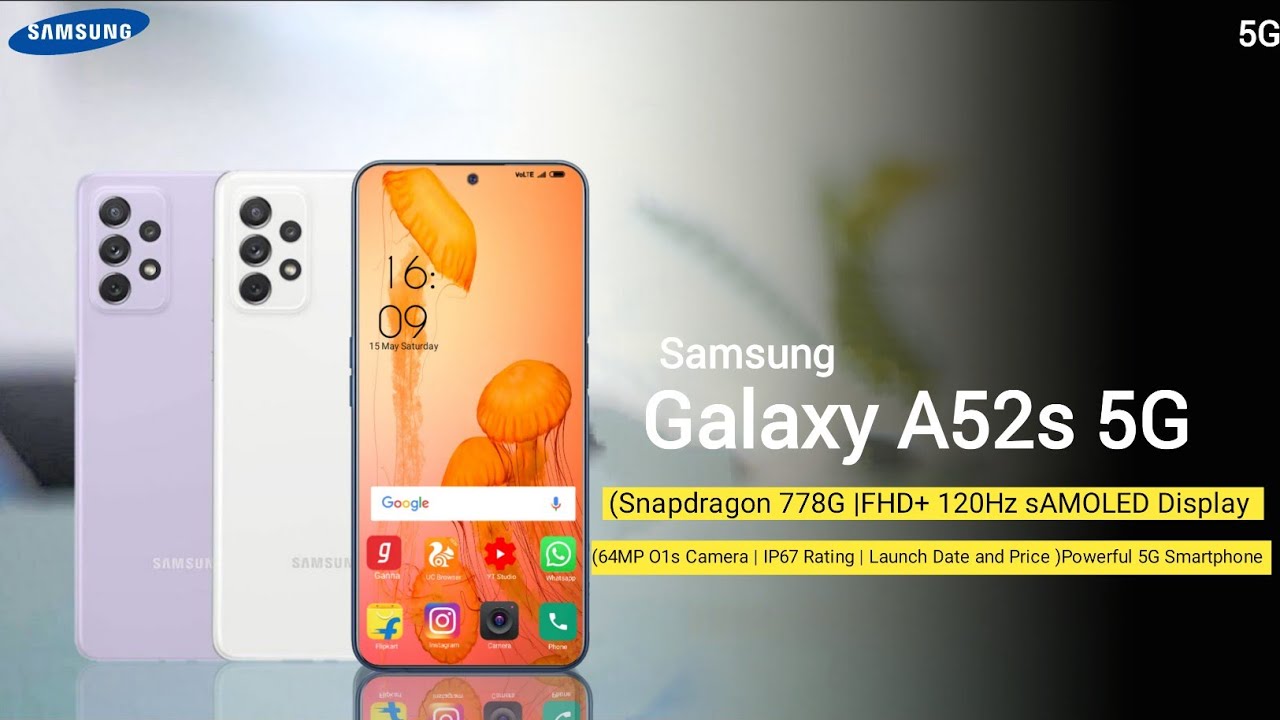 Samsung Galaxy A52s 5G | Best Gaming 5G Smartphone | Launch Date - YouTube