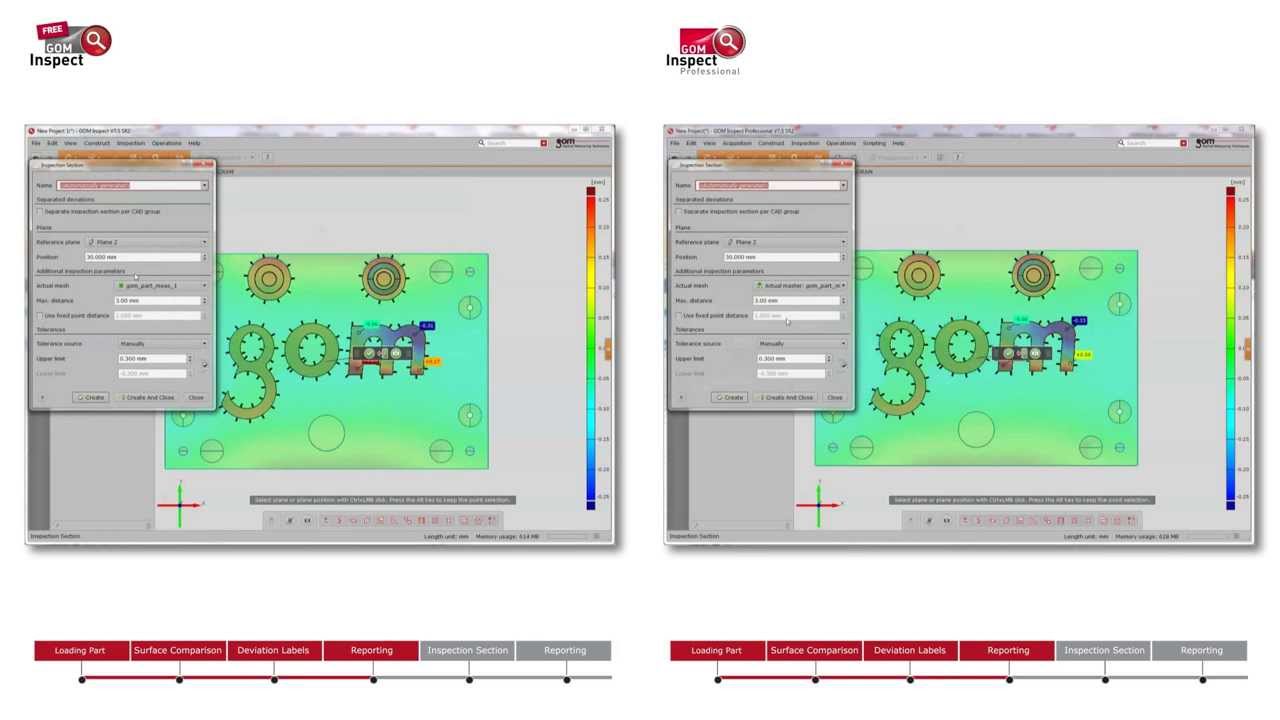 GOM Inspect GOM Inspect Professional Parametric Inspection - YouTube
