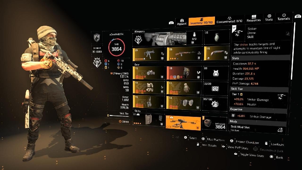 I explain SMG Build Perfect Spark/ In Sync Tom Clancy's The Division 2 ...