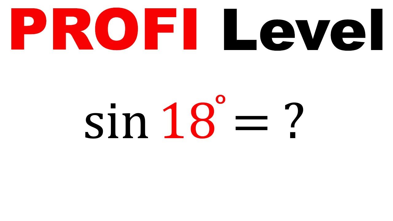 For Masters Only. Math Olympiad Question - YouTube