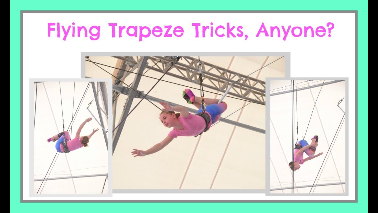Flying Trapeze Tricks, Anyone? | Flippin' Katie - YouTube