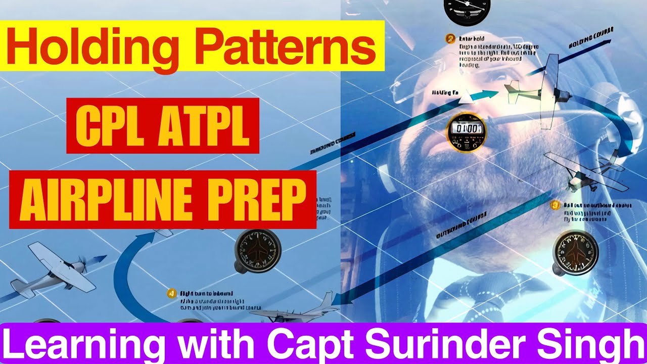 HOLDING PATTERNS MADE SIMPLE | LEARNING WITH CAPT SURINDER SINGH | # ...