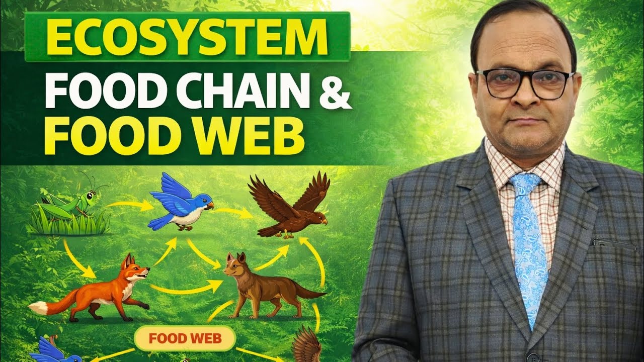 Food Chain & Food Web | Class 12 Ecology | Exam Oriented - YouTube