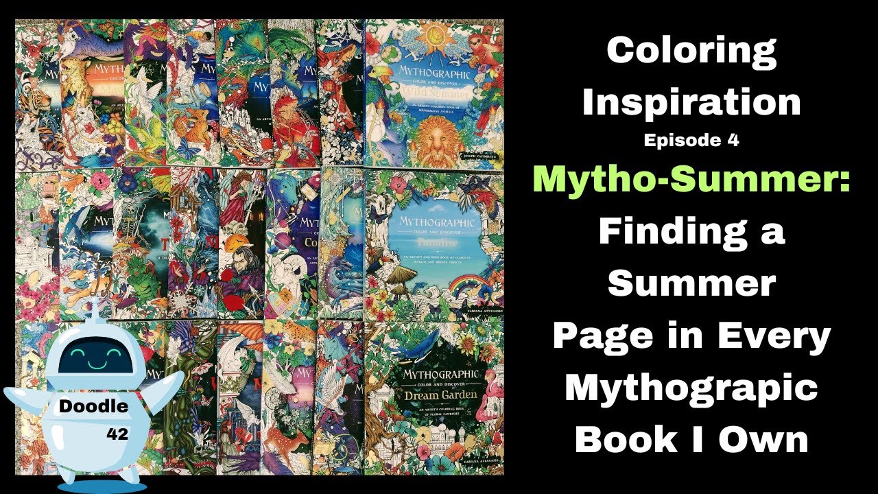 Coloring Inspiration Ep.4 - Mytho-Summer: Finding a Summer Page in ...