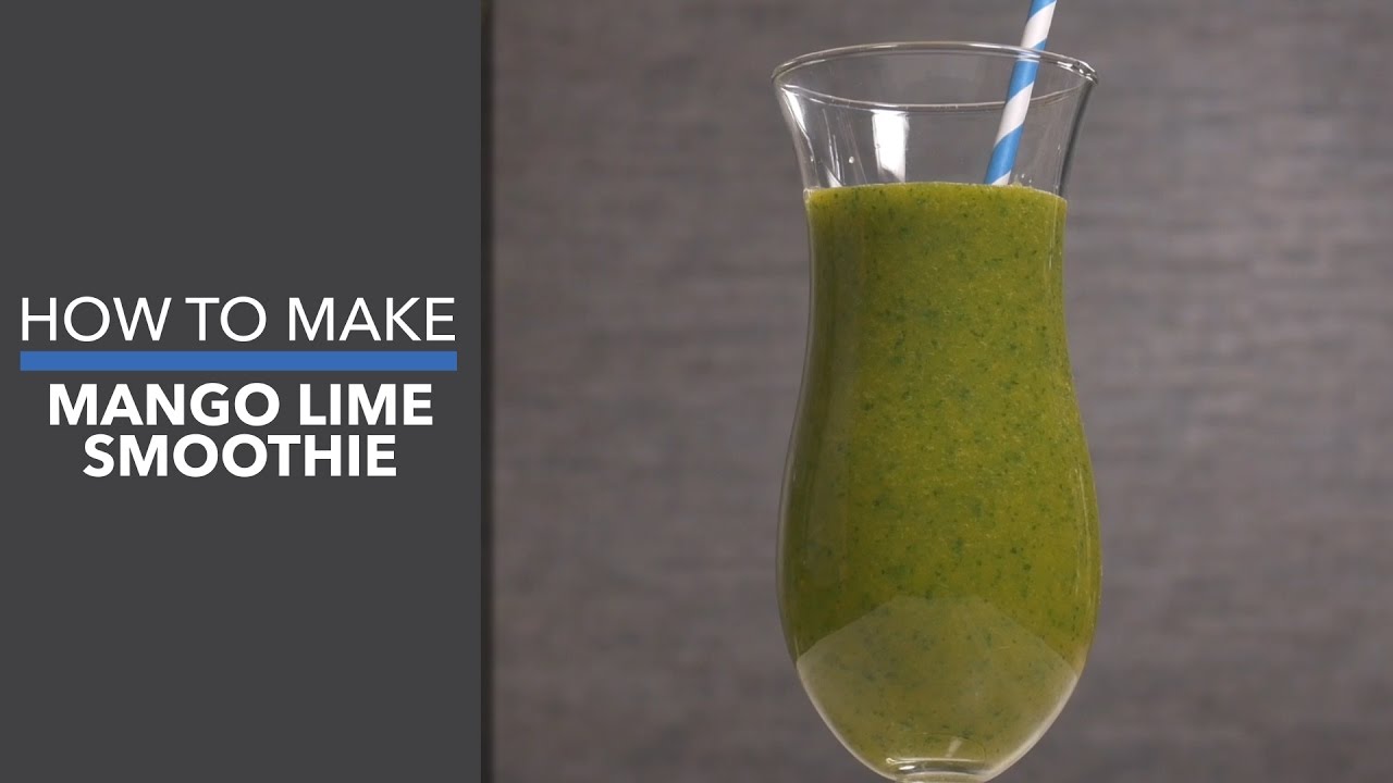 Mango Lime Smoothie Recipe - YouTube