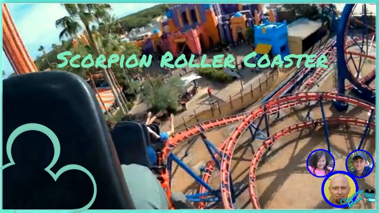 Scorpion Roller Coaster | On-Ride | POV | Busch Gardens - YouTube