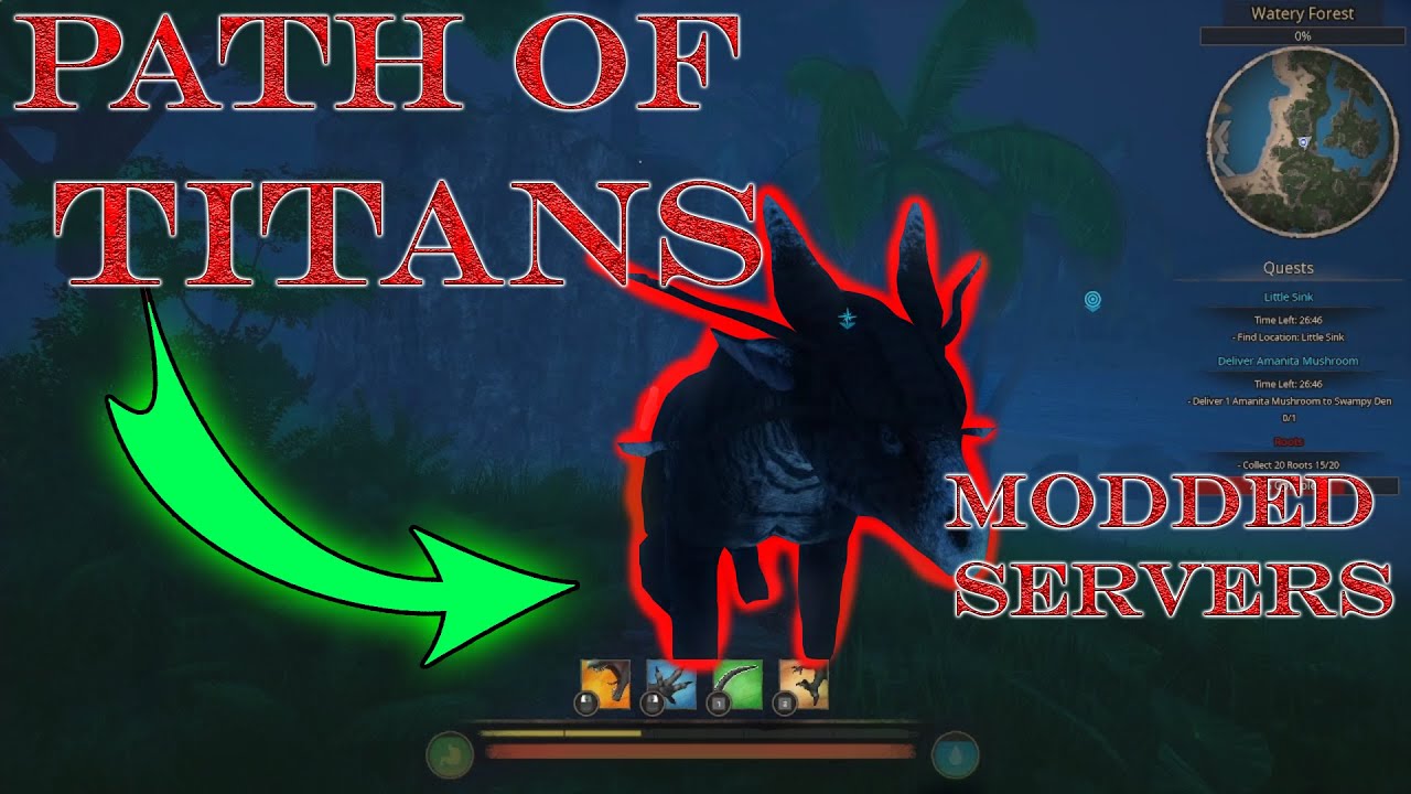 Path of Titans: Army of Two VS Raptor Pack - YouTube