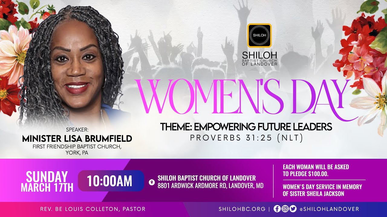 WOMEN'S DAY 2024 MINISTER LISA BRUMFIELD 3/17/2024 - YouTube