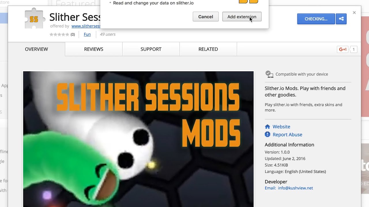 How To Install Slither Sessions Mods | Slither.io Mods - YouTube