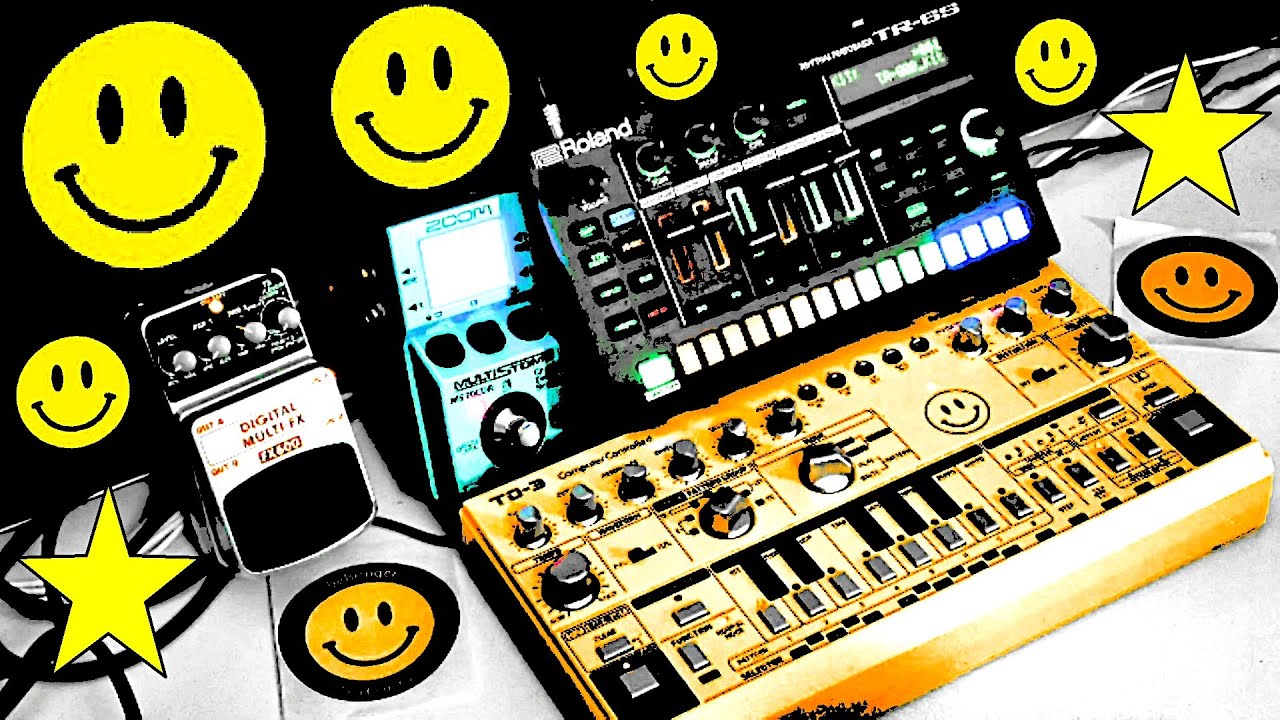 Acid Machine - TD3 Behringer TD-3 Bass Line Synth - Roland TR-6S Drum ...
