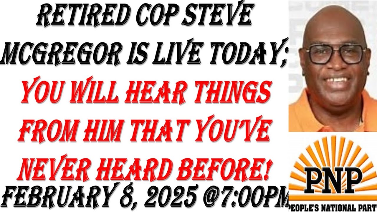 RETIRED COP STEVE MCGREGOR IS LIVE 7:00PM - YouTube