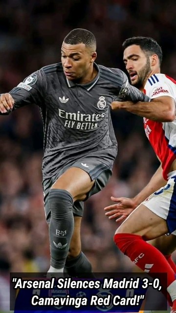 football news! ! Arsenal Silences Madrid 3-0, Camavinga Red Card! - YouTube