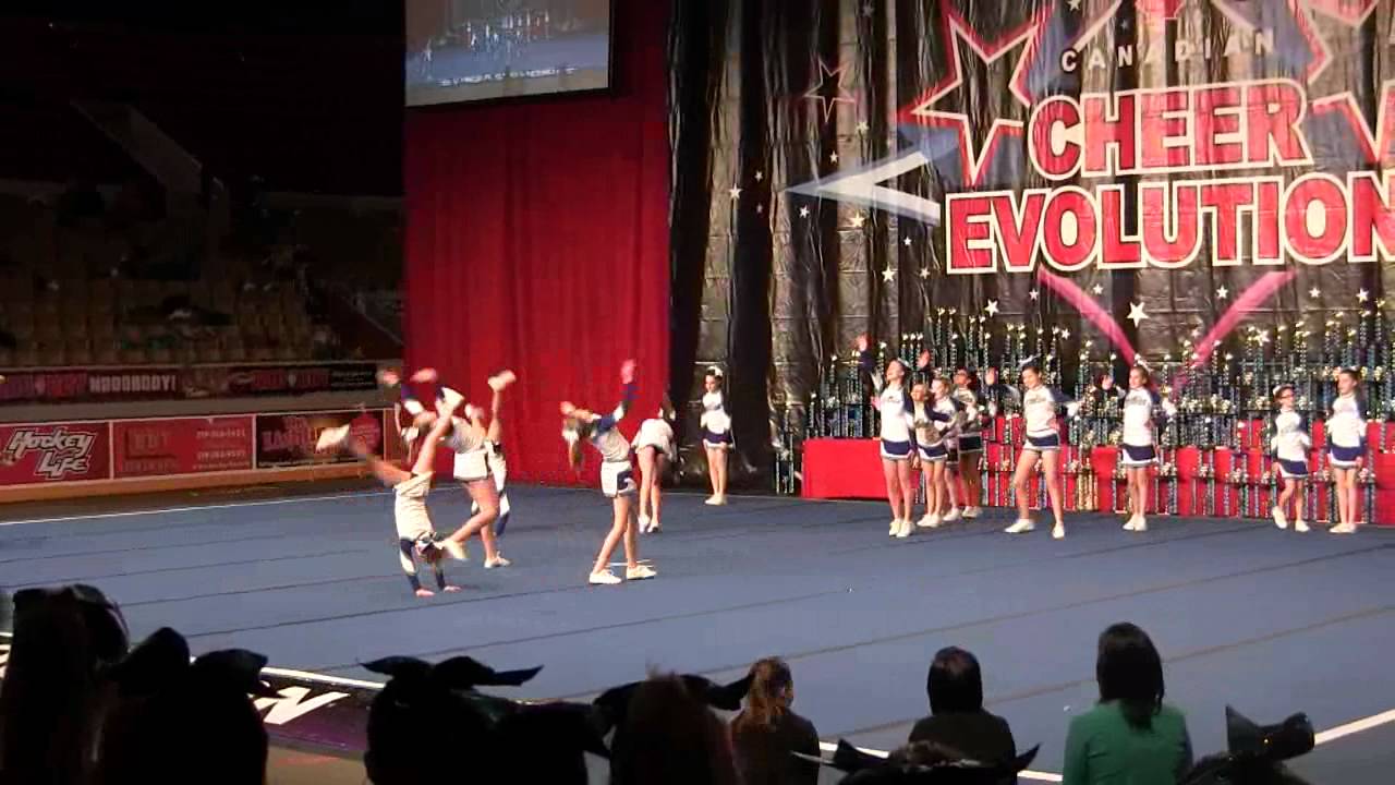 Cheer Sport Surf Waves Day 2 at Provincials 2012 - YouTube