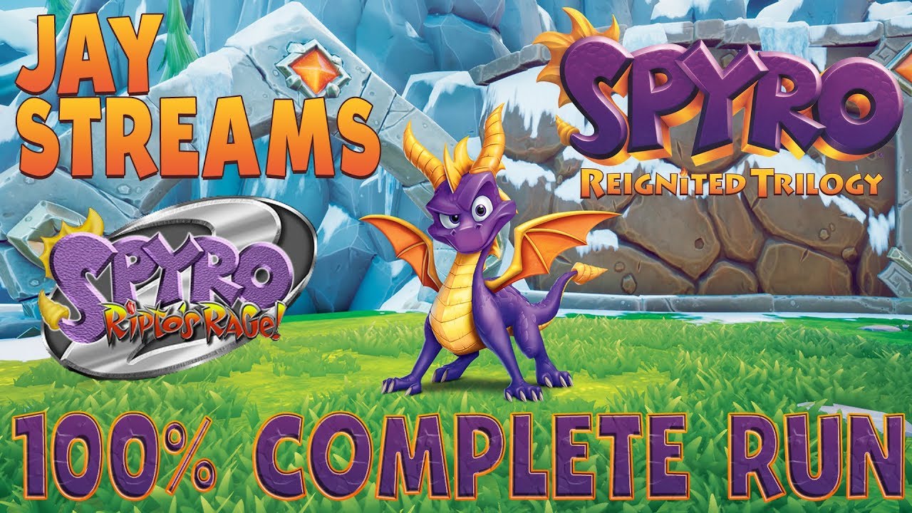 Jay Streams Spyro Reignited Trilogy: Ripto's Rage! (100% Complete Run) (10/1/19) - YouTube