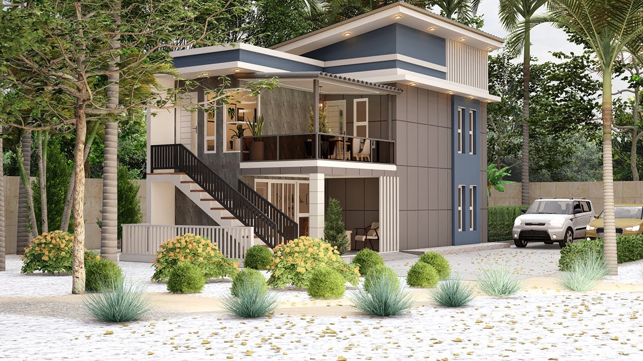 New House 5x10 Meter - 4 BEDROOM - 2 KITCHEN - 2 BATHROOM - 2 Living ...