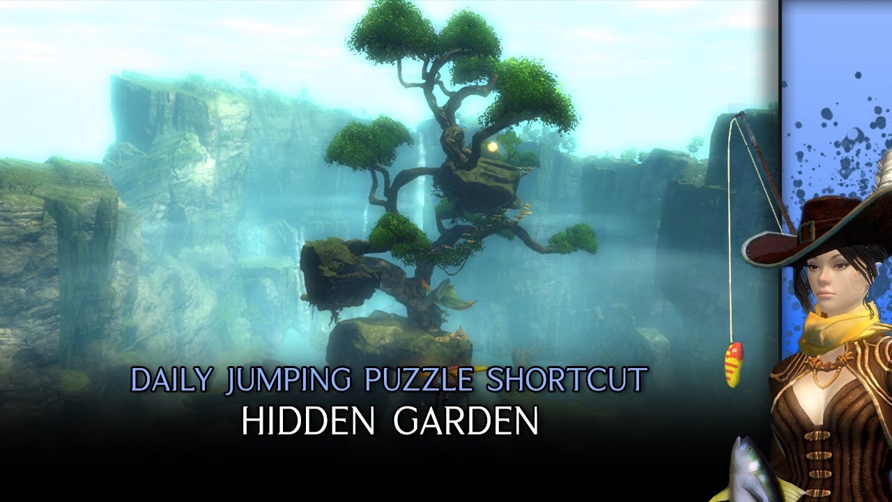 Guild Wars 2 Daily Jumping Puzzle Shortcut - Hidden Garden - YouTube