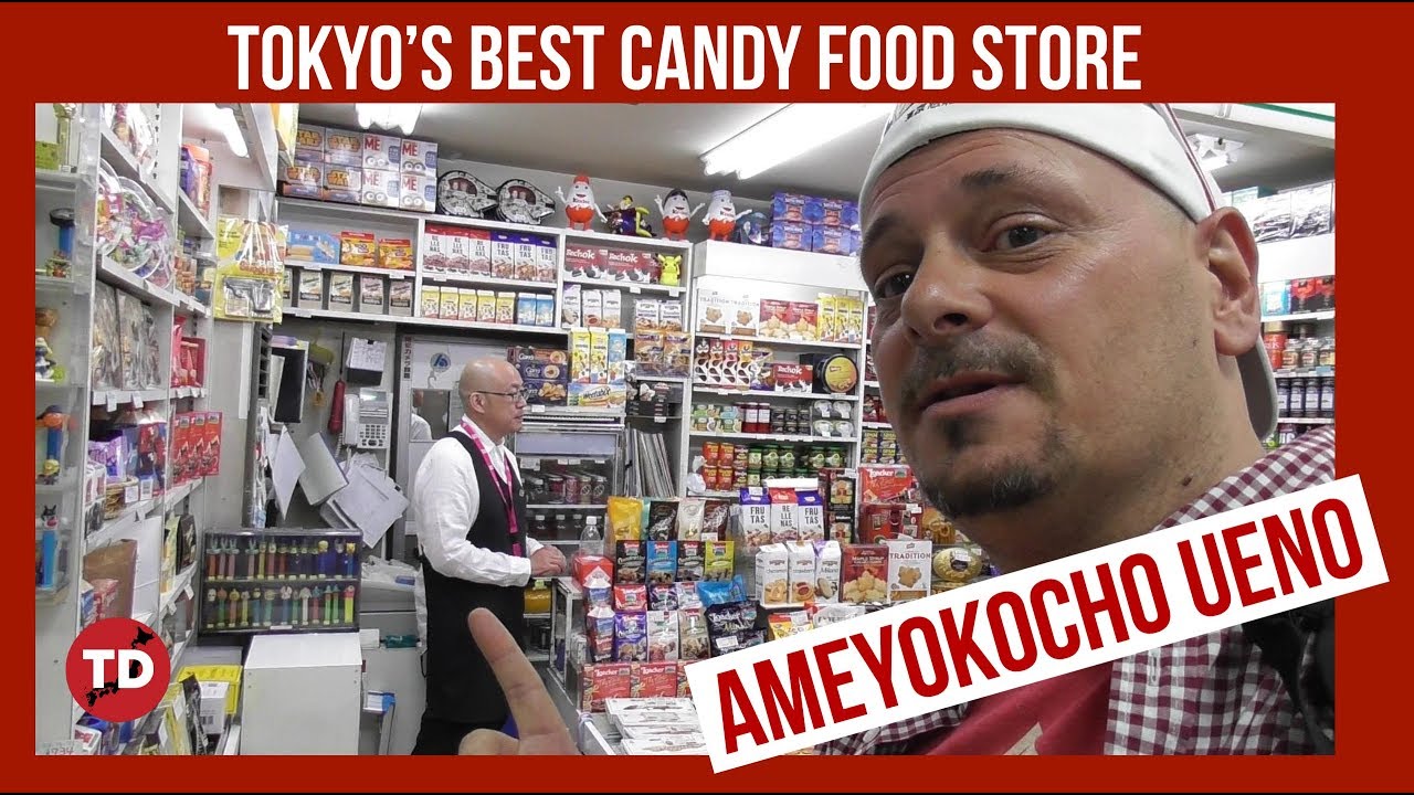 Tokyo's BEST CANDY Food Store - Ameyokocho Ueno Tokyo Japan - YouTube