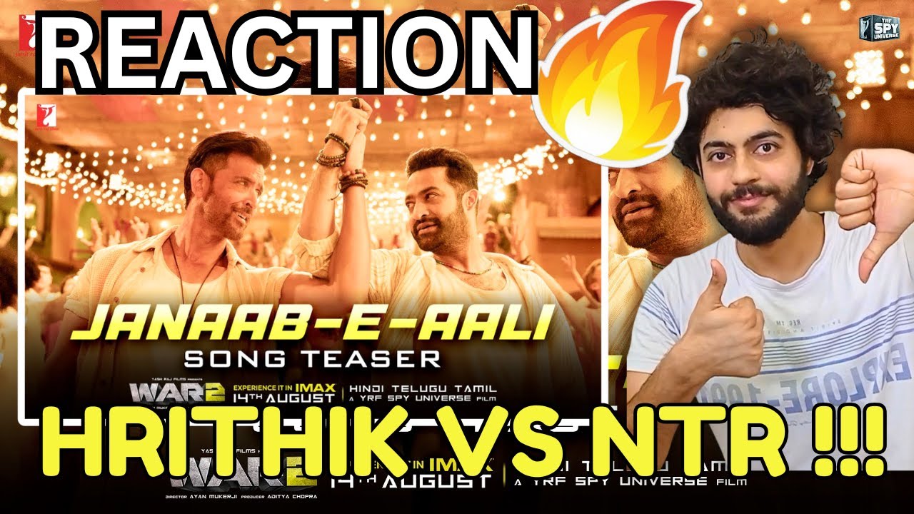 Janaab-e-Aali Song Teaser Reaction | WAR 2 | Hrithik Roshan, NTR | Pritam, Sachet Tandon, Saaj ...