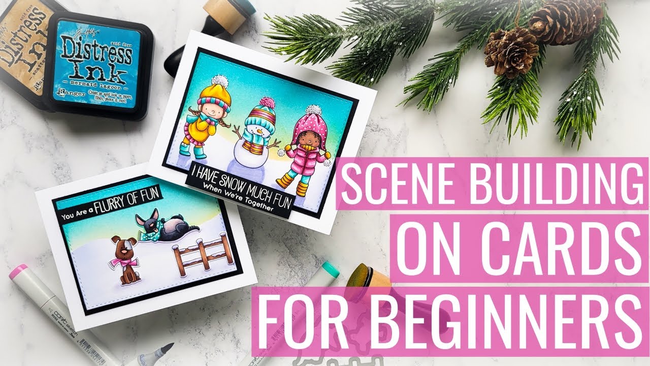 Scene Building on Cards For Beginners: One Year Check Up - YouTube