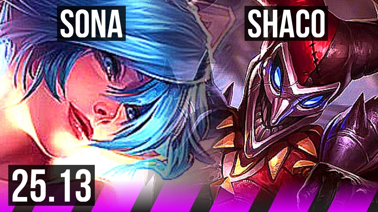 SONA & Varus vs SHACO & Vayne (SUP) | 2/0/19 | EUW Master | 25.13 - YouTube