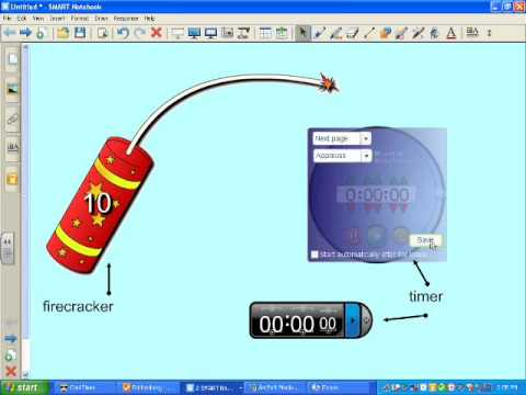 SMART Notebook Timer Tools - YouTube