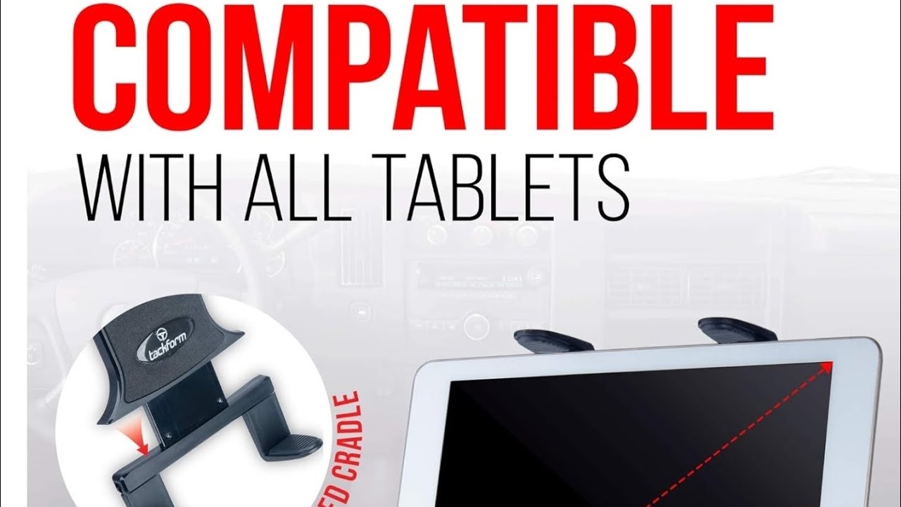 Uber/lyft Tablet mount setup - YouTube