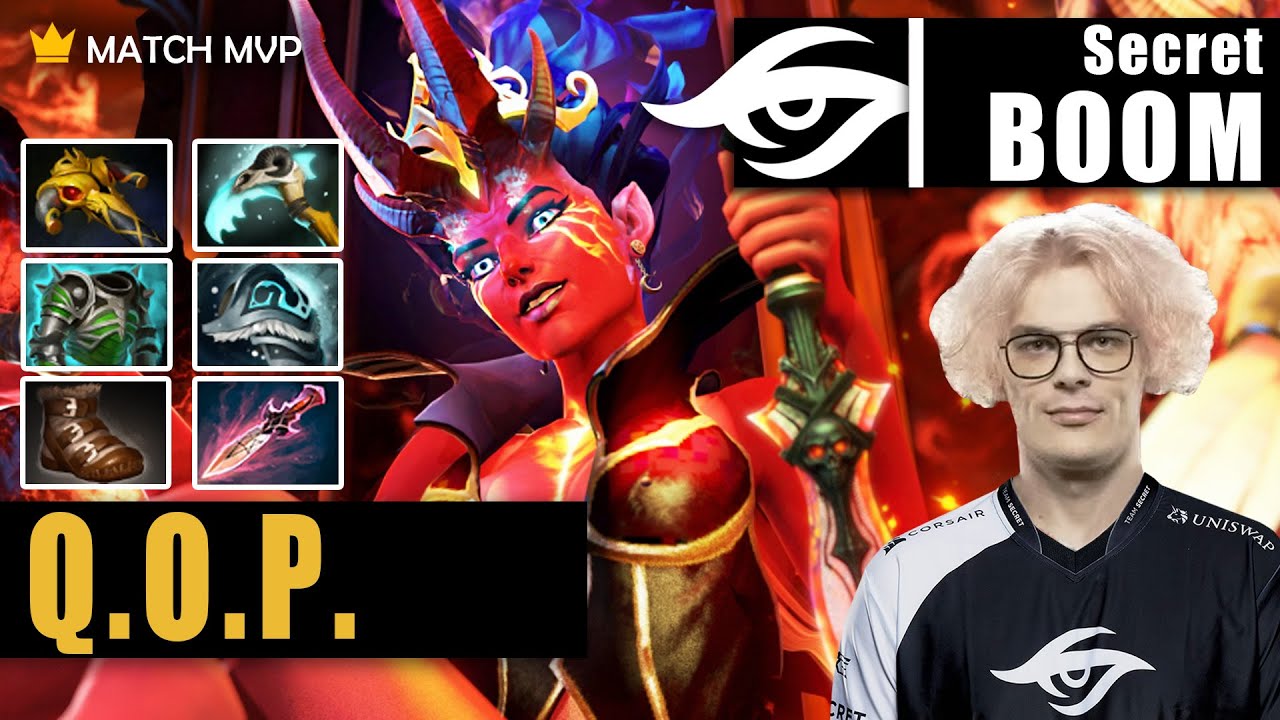 Queen of Pain Mid | Secret.BOOM | SECRET NEW MID LANER 24 KILLS QOP WTF ...