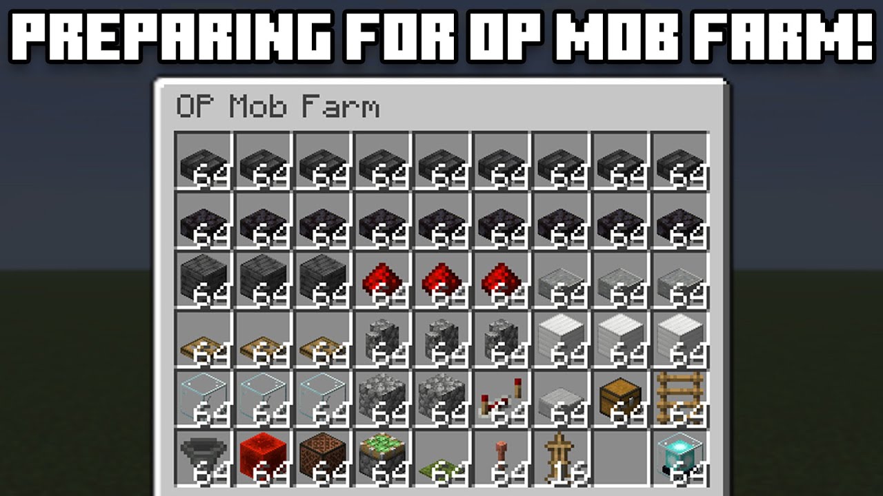 PREPARING FOR AN OP MOB FARM!! - YouTube
