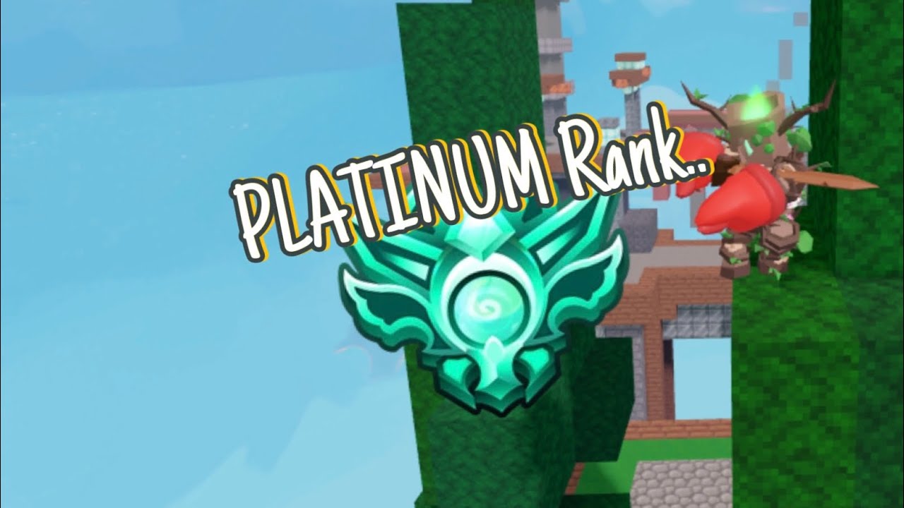 How To Get PLATINUM Rank In SEASON 10 Ranked.. (Roblox BedWars) - YouTube