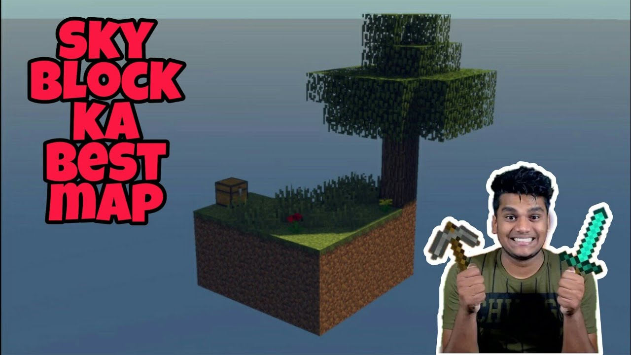 New Skyblock map | best map of Sky block - YouTube