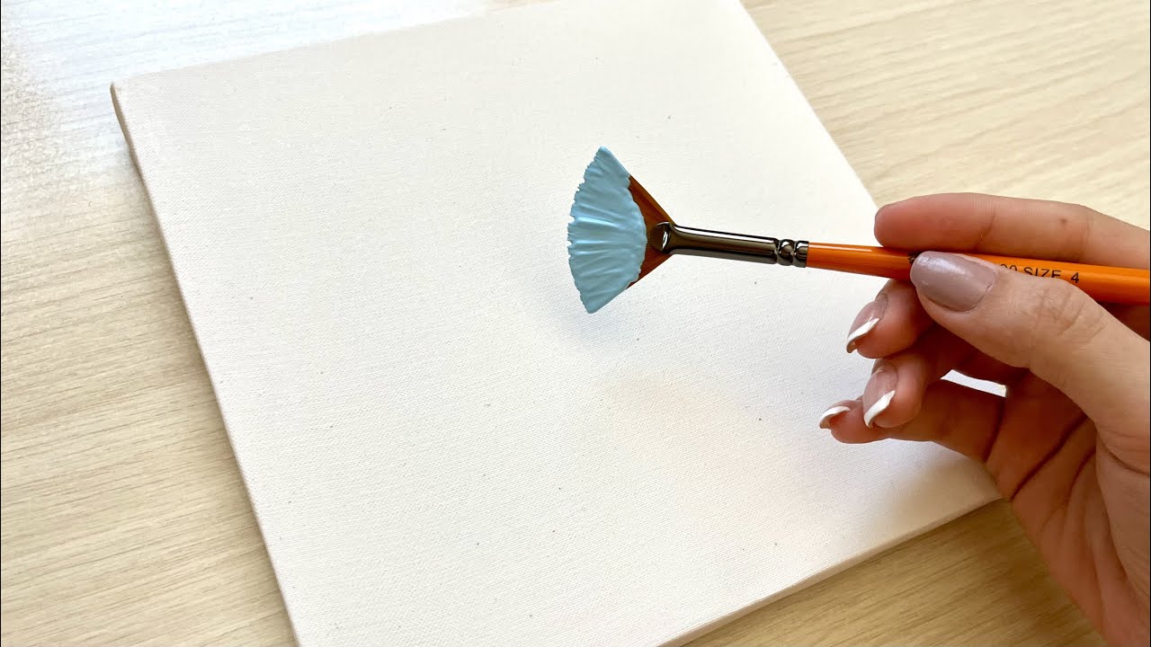 How to paint a hut on the mountainside step by step? 🛖🗻 - YouTube