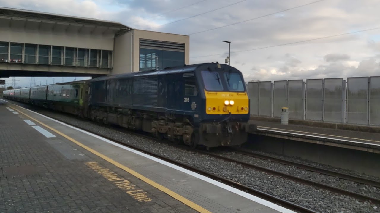 IE 201 Class No. 216 Passing Adamstown Station - YouTube