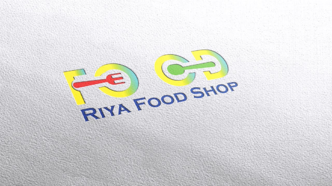 Riya Food Shop | Logo Design - YouTube