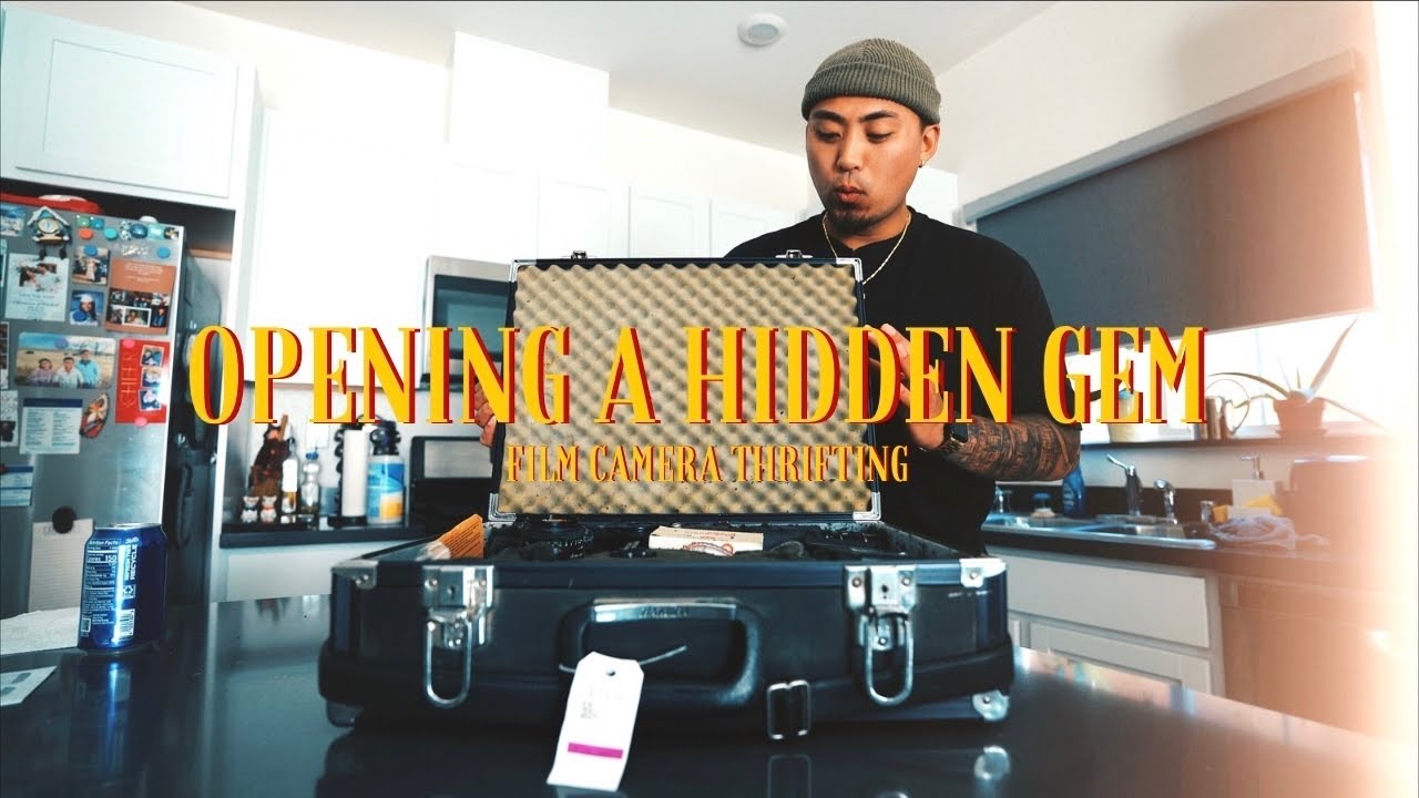 THRIFTING INSANE MYSTERY BOX OF FILM CAMERA GEAR! - YouTube