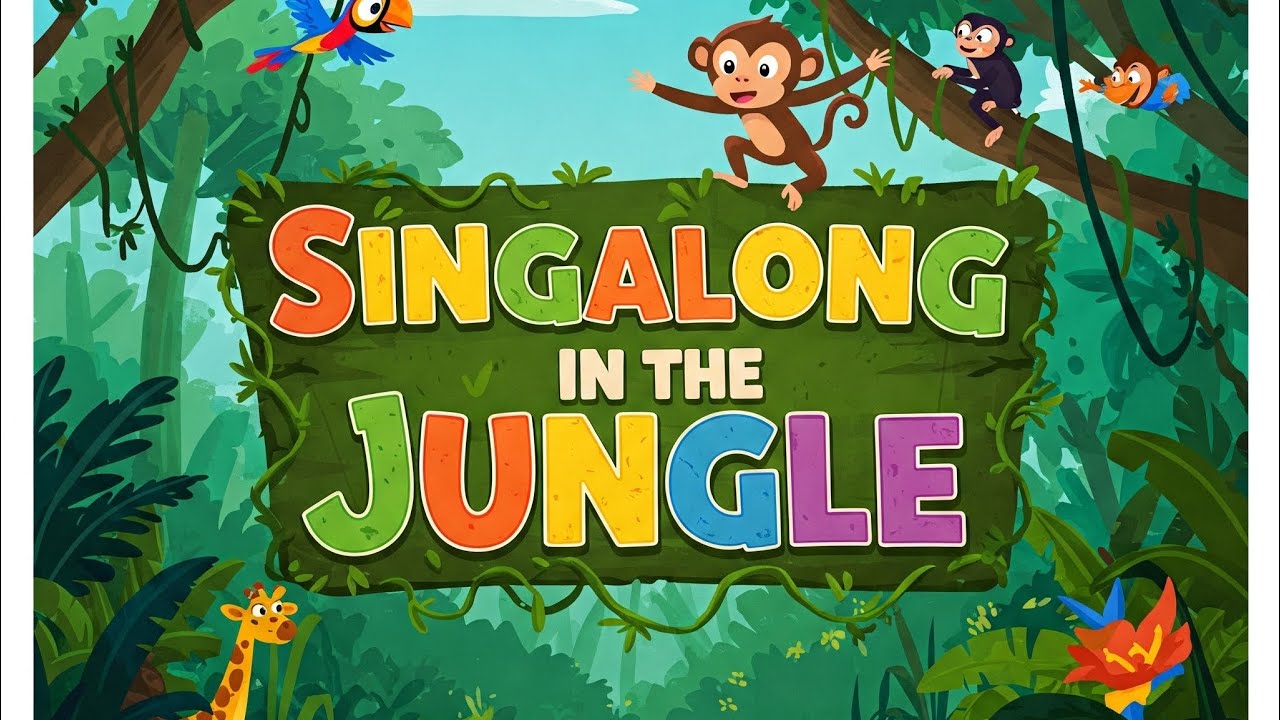 Abc Jungle nursery rhymes SINGALONG for kids #nuseryrhymes - YouTube