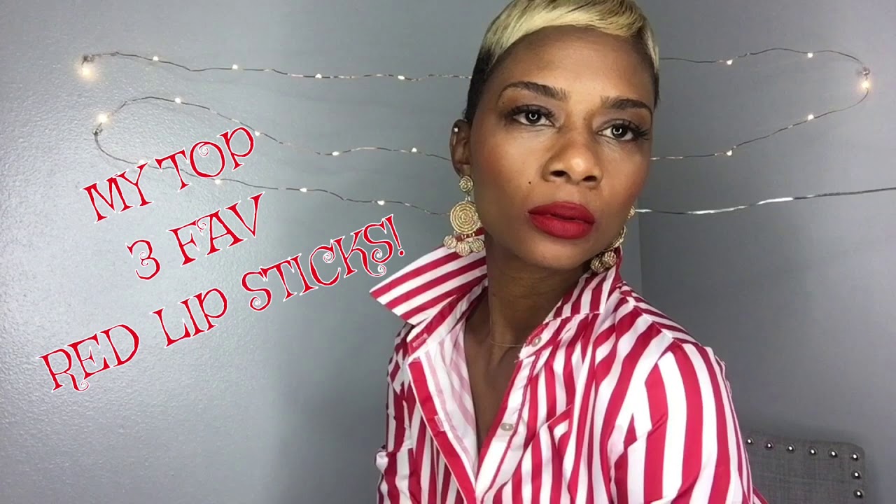 MY TOP 3 FAV RED LIPPIE! - YouTube