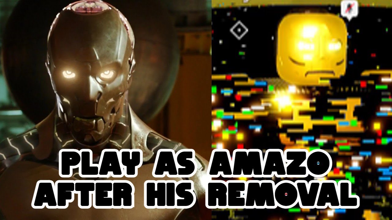 How to play as amazo in marvellous playground after his removal - YouTube