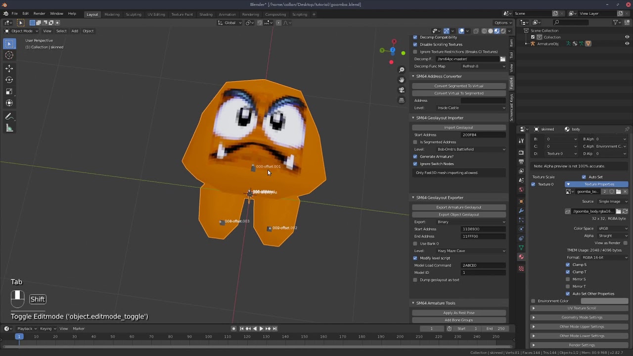 SM64(PC) Decomp: Import/export tutorial - YouTube