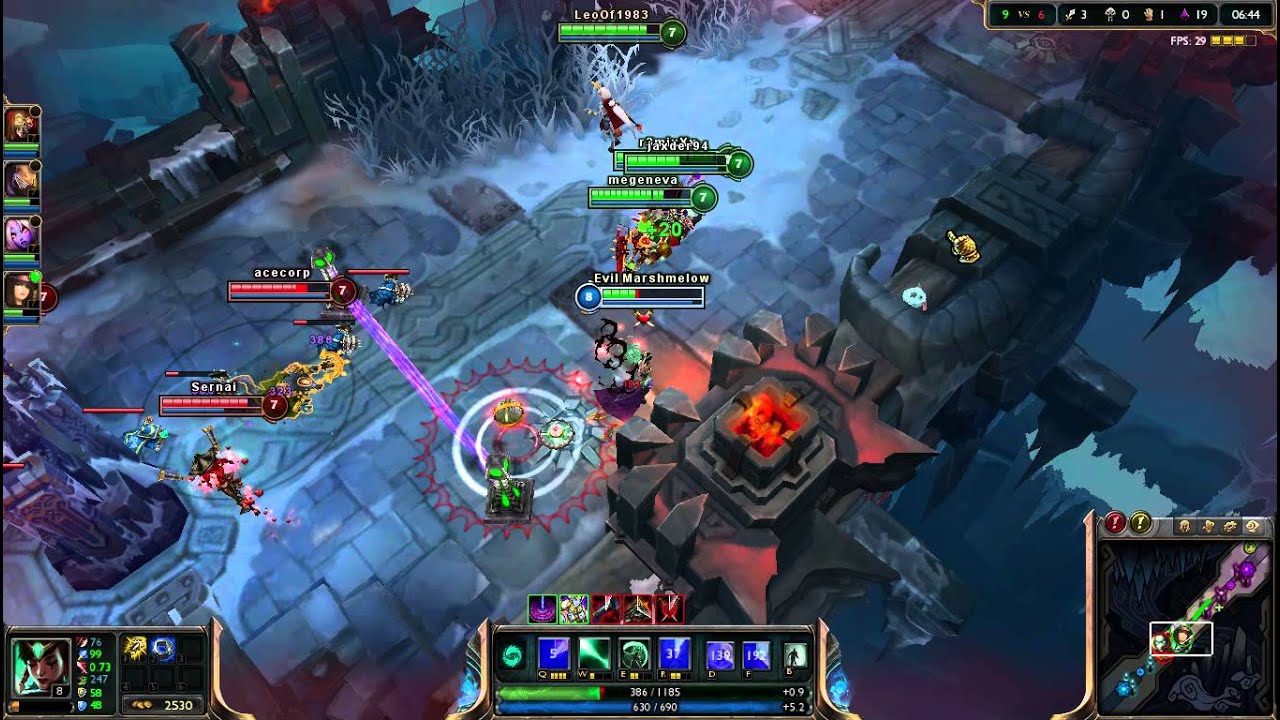 League of Legends ARAM Karma game, - YouTube
