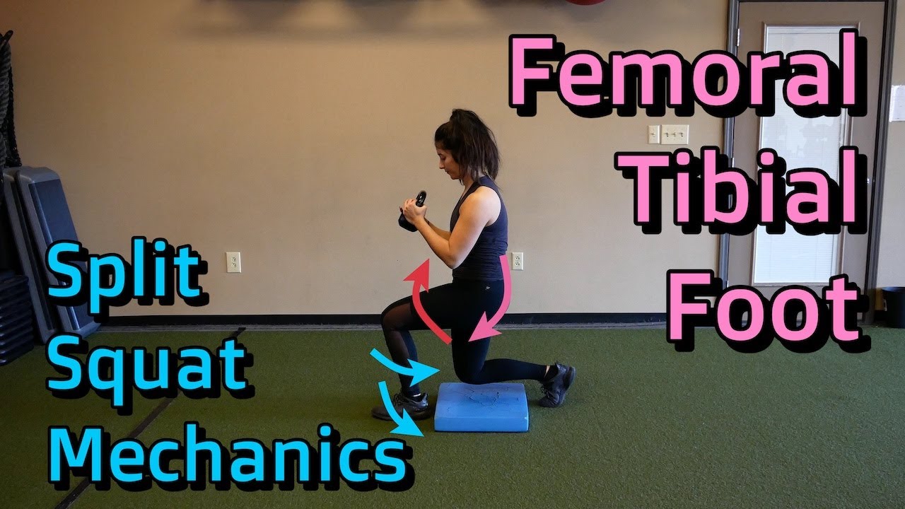 Femoral, Tibial, and Foot Split Squat Mechanics - YouTube