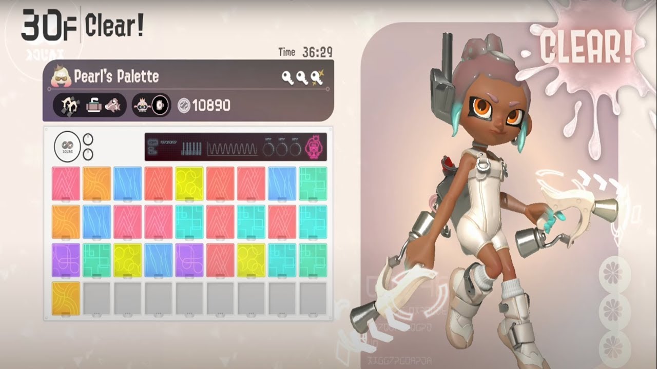 Splatoon 3 Side Order Pearl's Palette Clear | No Hacks, No Vending, 1 ...