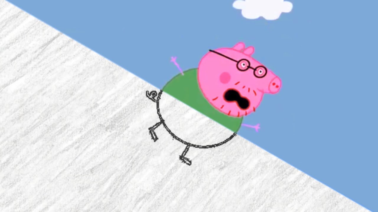 Peppa Pig: Find 3 Cocomelon Cameos | Daddy Pig Falling Remastered | FX ...