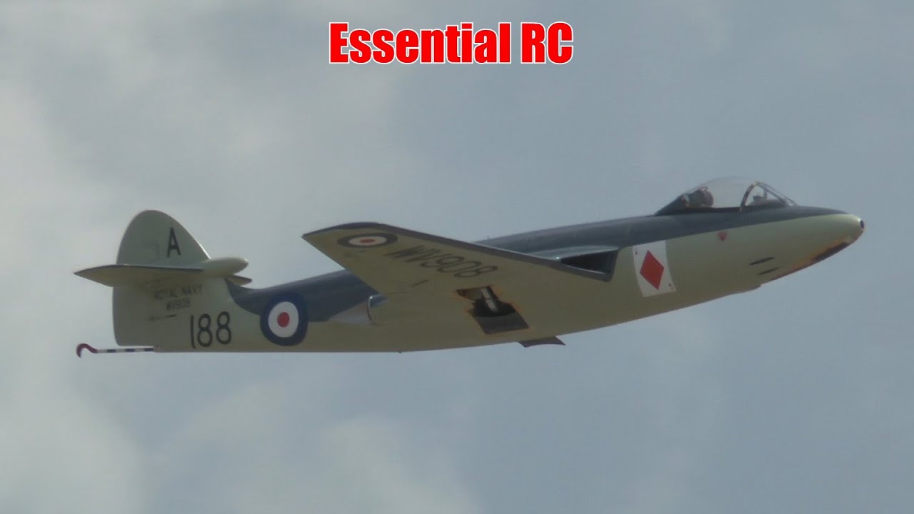 LARGE SCALE RC Sea Hawk (Jets Munt Merlin 100) - YouTube