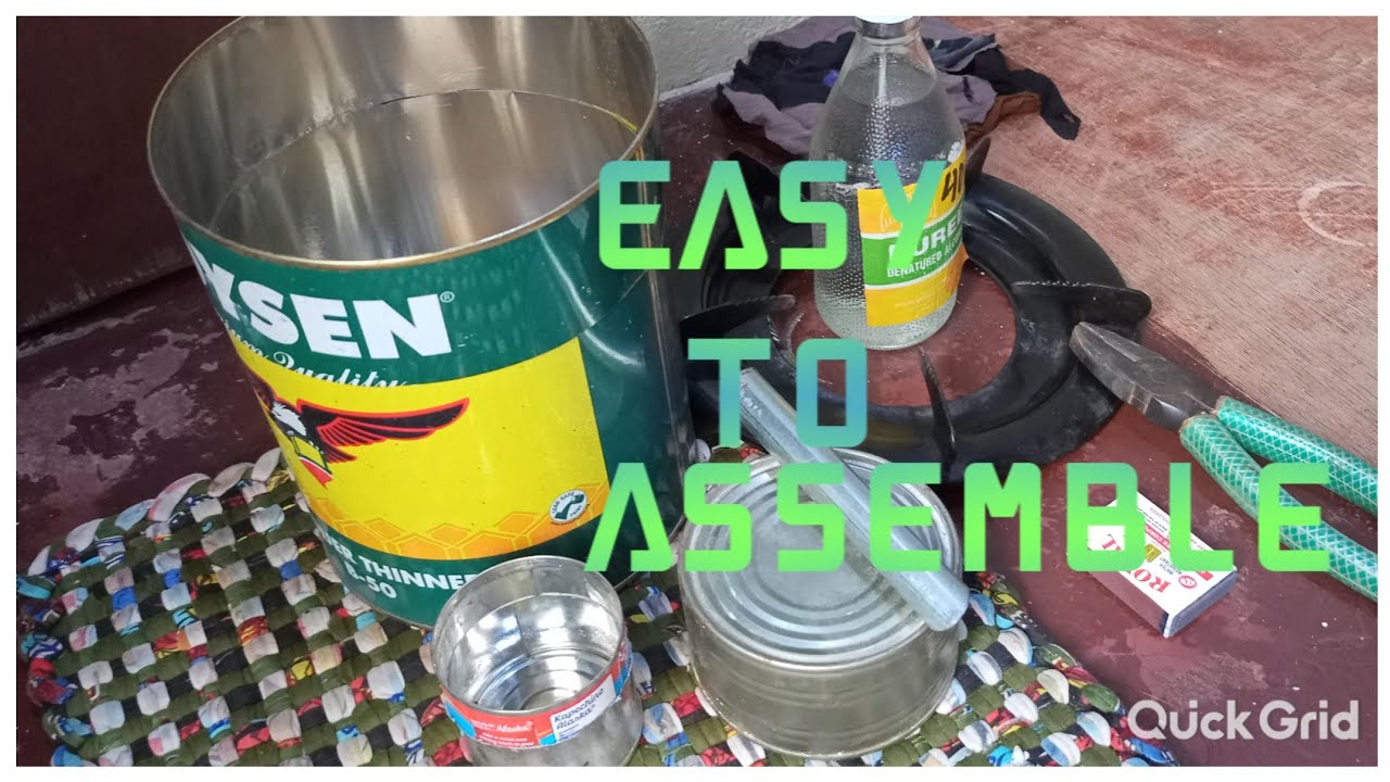 How to Make Can Stove Denatured Alcohol. DiY - YouTube