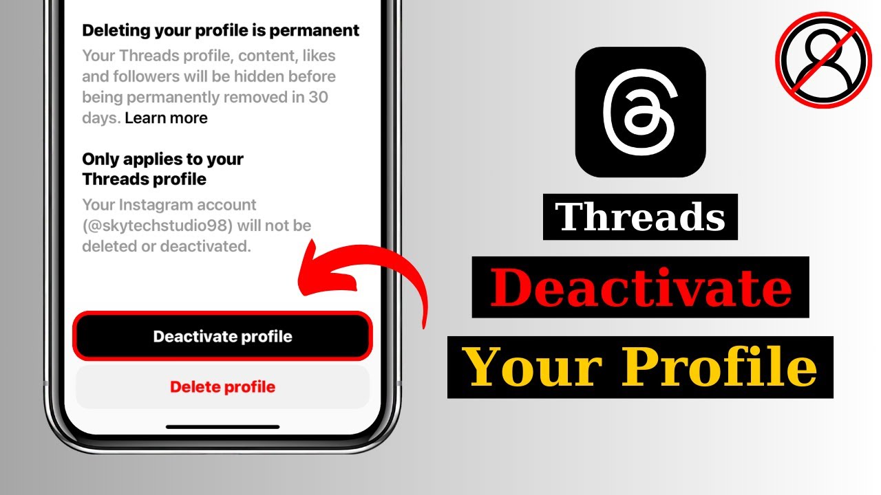 How To Temporarily Deactivate Your Threads Account | Threads Account ...