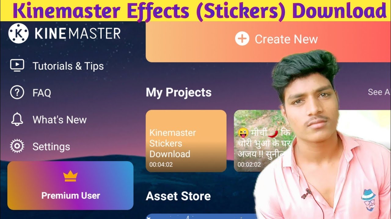Kinemaster Stickers Download | Kinemaster Sticker Download Kaise Karen ...