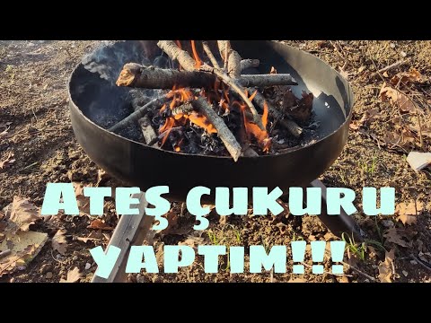 Ateş çukuru nasıl yapılır - DIY steel fire pit