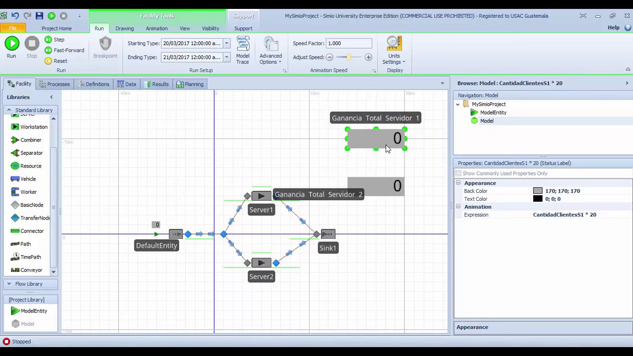 SIMIO 08 - Variables y Procesos - YouTube