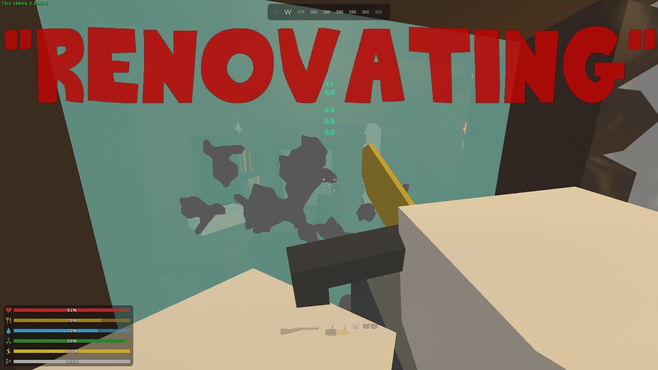 "renovating" an Unturned player's base - YouTube